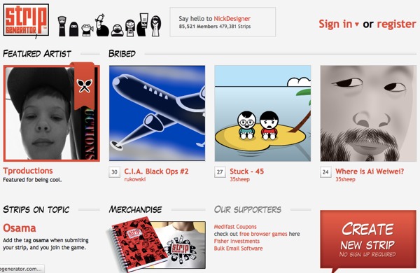 Crie facilmente suas próprias tirinhas com Strip Generator – Thunder-Boy